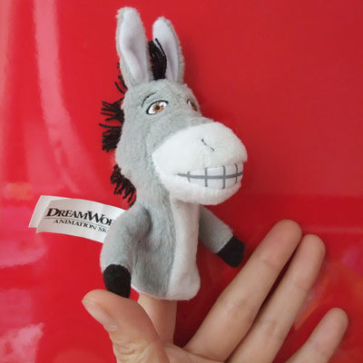 Donkey Shrek's Friend Finger Puppet Plush Toys