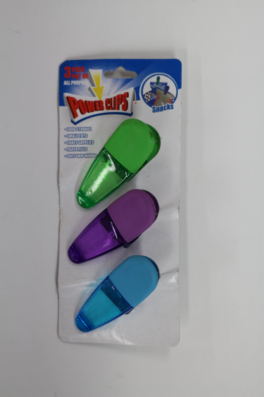 Ganci di plastica della parete di TPR + di PS, 3 clip di potere del PC per stoccaggio dell'alimento