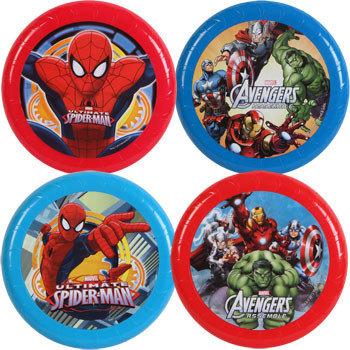 Disco di volo di plastica a 9 pollici dello Spiderman, giocattolo variopinto ecologico del disco di volo