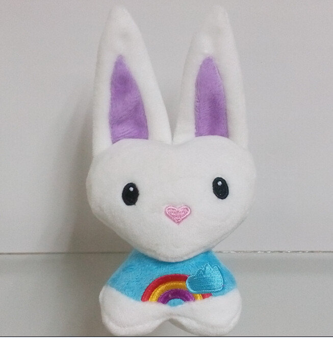 Il coniglietto di pasqua della peluche/coniglio farciti gioca il servizio dell'OEM, giocattoli della dogana soltanto per la manifestazione