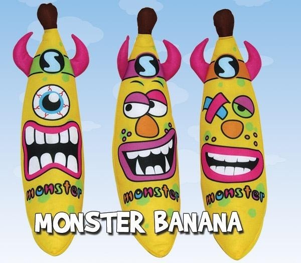 giocattoli della peluche farciti banana del mostro di carnevale 12inch per la promozione di festa di carnevale di festival