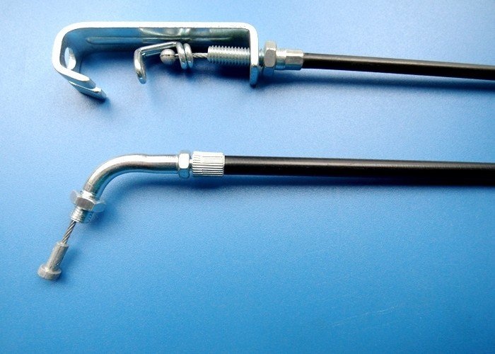 cavi di controllo meccanici nero del PVC/PE da 6,0 millimetri con i montaggi di forma a U/montaggi della curvatura