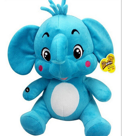 musical dell'elefante 12inch che parla i giocattoli educativi della peluche per il bambino presto che impara e che gioca