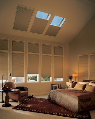 Modern Home Decoration  honeycomb Blind for windows cordless custom