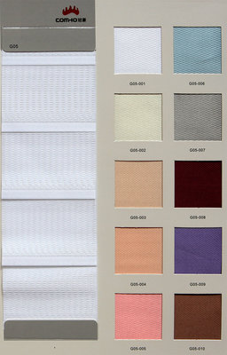 Modern Double Layer beige Fabric Roller Blinds Shangri-la blind For Office Home Windows Custom