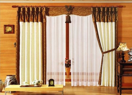 Lower open high quality Manual &amp; Motorized white vertical blinds and curtain customized