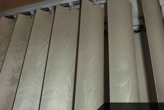 Manual &amp; Motorized white PVC vertical blinds and curtain voile blind for outdoor home office customized