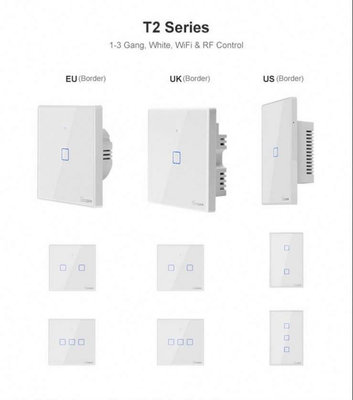 Smart Switch Module Home Wifi Smart Switch Alexa Google Voice Control SONOFF 1/2/3 Gang T0 T1 T2 T3 US/EU/UK