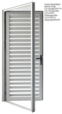 Alum Louvered Door