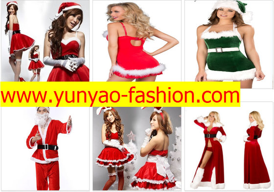 christmas uniform style Bra panty&lingeries from china factory