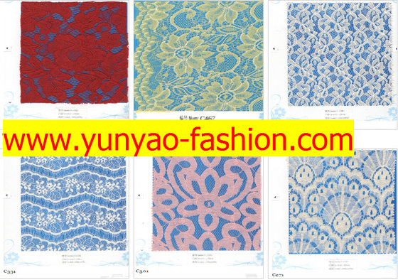 fancy flower design nylon stretch lace fabric dress white lace fabric