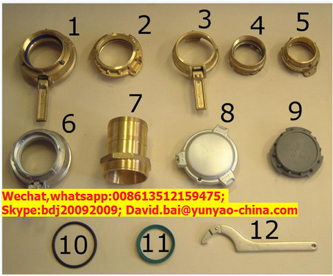 Tank truck coupling