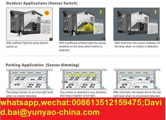 Tri-proof sensor LED Fitting