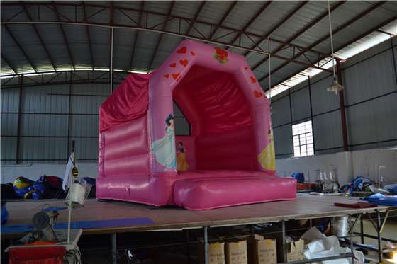 Mini Pink Inflatable Sports Games Of Inflatable Bouncer Customized