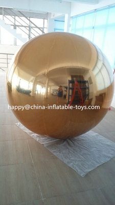 boule gonflable de miroir de PVC de 2m double pour la décoration de défilé de mode/Noël