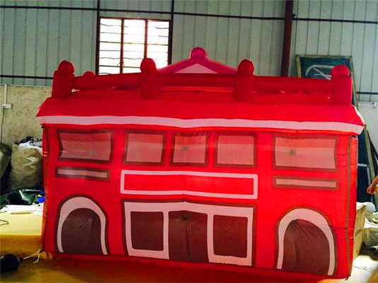 White Inflatable House Air Tight Version , Tarpaulin Rooftop Inflatables