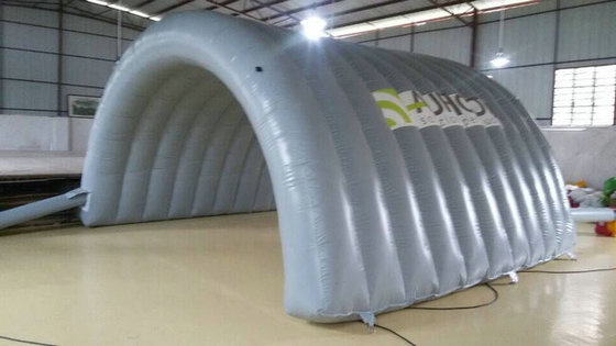 Attrative PVC Tarpaulin Logo Printing Inflatable Dome Tent With Two Door