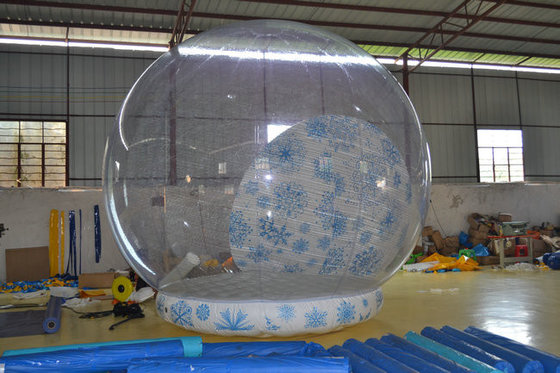 Produits gonflables attrayants de la publicité de PVC, boule de cristal transparente de décoration de Noël