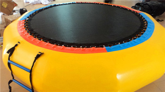 Indoor Huge Inflatable Water Toys Trampoline Sunlight Resistance CE Approval