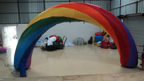 Commerical Colourful Inflatable Arch Customized Inflatable Rainbow Arch