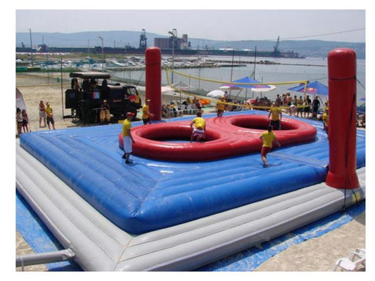 Fireproof Inflatable Volleyball Court PVC Tarpaulin For School