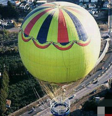 Huge Inflatable Helium Balloon Lift - Off Ball Digital Printing Flame Retardant