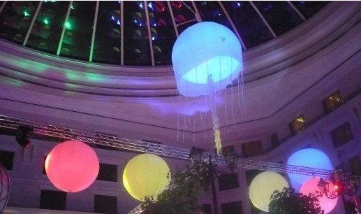 Lampada poligonale decorativa della lanterna di pubblicità del deposito gonfiabile unico dei prodotti