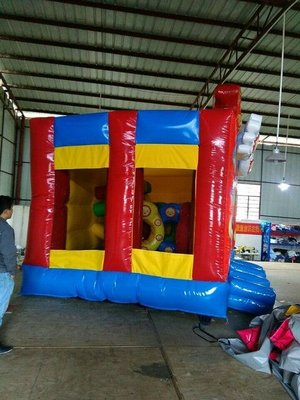 Children Inflatable Sports Games , Clown Inflatable Bouncy Castles
