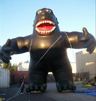 Cute Cartoon Inflatable Model , Inflatable Chimps For Commercial Advertising