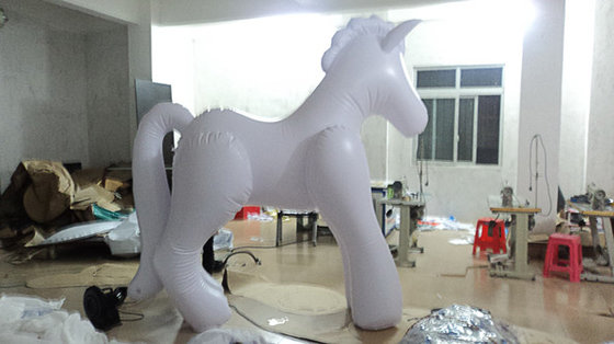 Commercial Advertising Inflatable Cartoon , Inflatable Stuffed Plush Animals