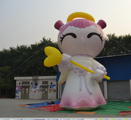 Fireproof Commerical Inflatable Cartoon Customized For Advertising