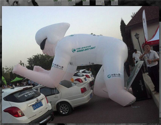 Advertising Inflatable Cartoon 0.45mm PVC Tarpaulin Custom Made