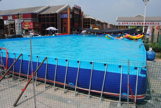 Large Printing Logo PVC Tarpaulin Inflatable Family Pool For Family Exercise