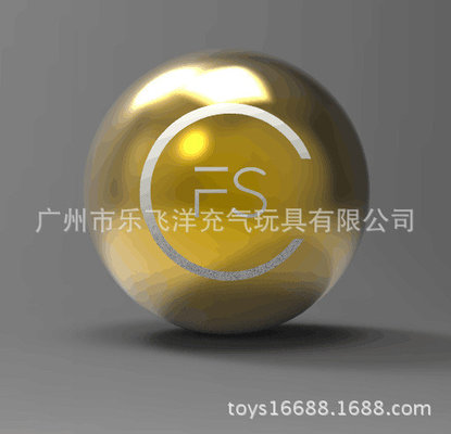 Boules gonflables de scintillement d'or du défilé de mode 2m de boule de miroir de décoration d'étape de partie