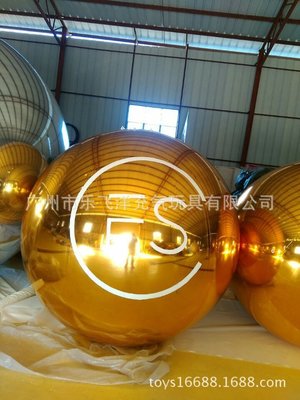 Boules gonflables de scintillement d'or du défilé de mode 2m de boule de miroir de décoration d'étape de partie