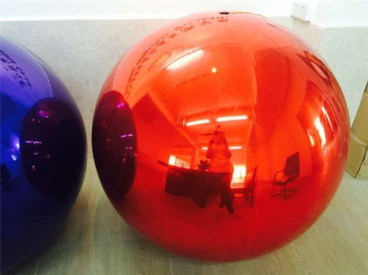 Ballons à air de la publicité de couleur d'éclat de boule de miroir de décoration adaptés aux besoins du client