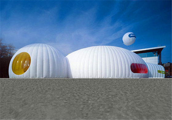 Large Outdoor Inflatable Party Tent Customized For Camping / Exhibition