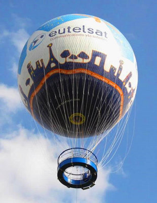 Manned Helium Tethered Inflatable Advertising Balloons / Large helium balloons for advertising
