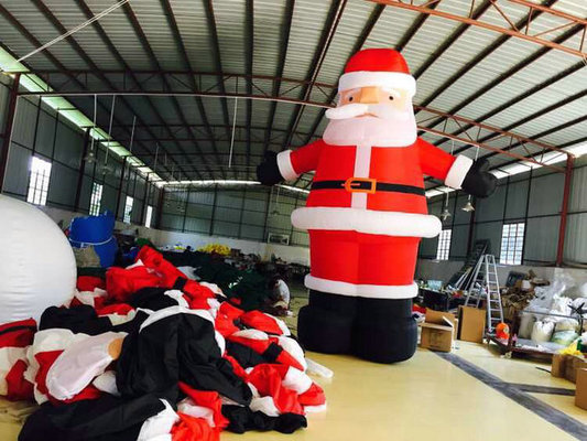 6 mètres de Noël de décoration de Père Noël de mail de magasin de publicité gonflable d'avant