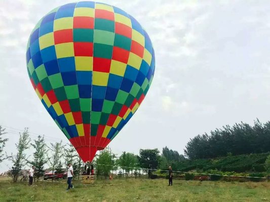 Cute Fireproof Customized Inflatable Advertising Air Balloons Parachute Cloth