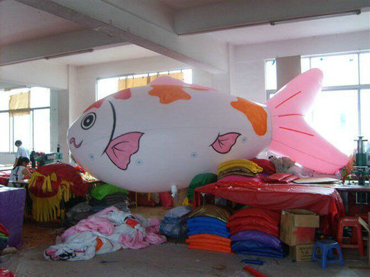 Poissons gonflables de produits de la publicité d'espèce marine ignifuge pour le festival de mail