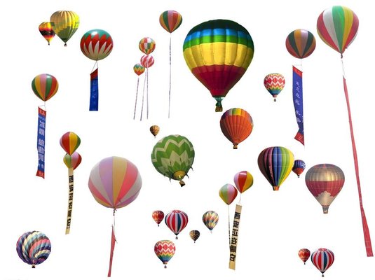 Flying Inflatable Advertising Balloon / Square Helium Balloon For Advertising