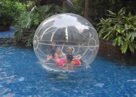 Big Transparent PVC Inflatable Water Walking Ball For Playing Center , Lake