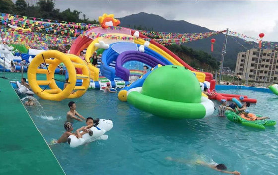 Eau gonflable ParkWaterproof de bâche de PVC la grande anti-corrosif pour le jeu de l'eau