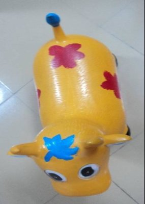 Environmental Protection Soft Plastic Inflatable Animal Toys , Inflatable Children Toys Custom