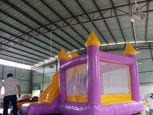 Customized Mini Inflatable Water Park Children Amusement House 420D Oxford Cloth