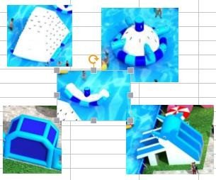 Customized Giant Inflatable Floating Water Park For Lake / Pool