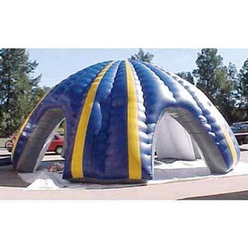 Double - Line Three Synchronization Sewed Inflatable Yard Tent For Shadowing