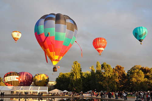 Advertising Customized Inflatable Hot Air Balloon Flights For Party