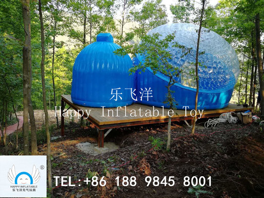 Inflatable Bubble Tent , 4m Diameter  PVC  Outdoor  Traveling Tent Waterproof